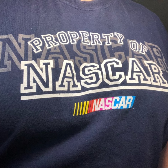 Nascar | Shirts | Navy Blue Nascar Tshirt Size Xl | Poshmark